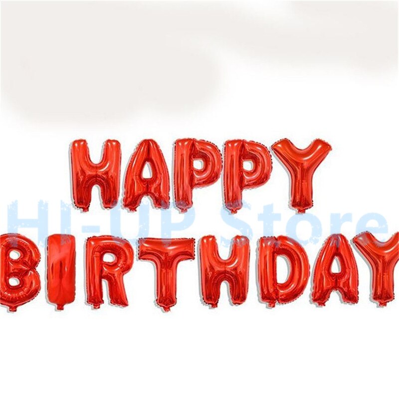 13pcs/set Multicolor Letters HAPPY BIRTHDAY Foil B... – Grandado