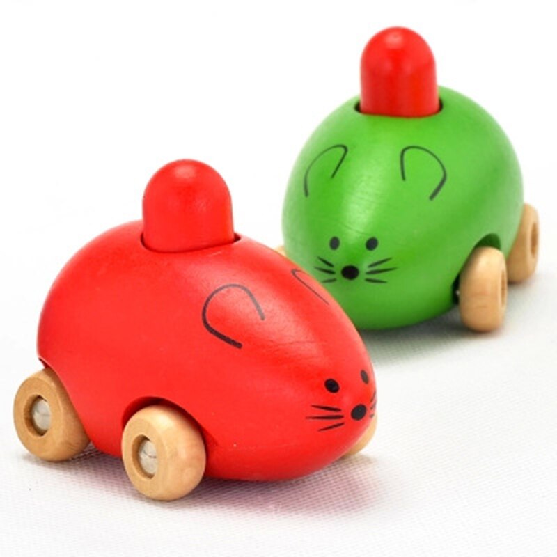 Juego de ratón pequeño de madera para bebé y niño,... – Grandado