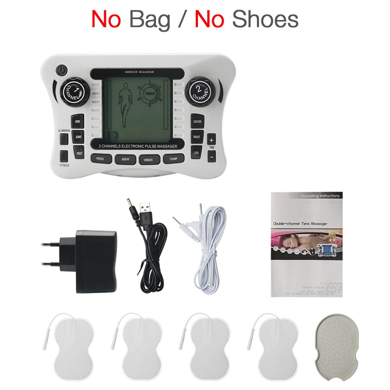 Dual Channel Output TENS UNIT EMS Pain Relief Elec... – Grandado