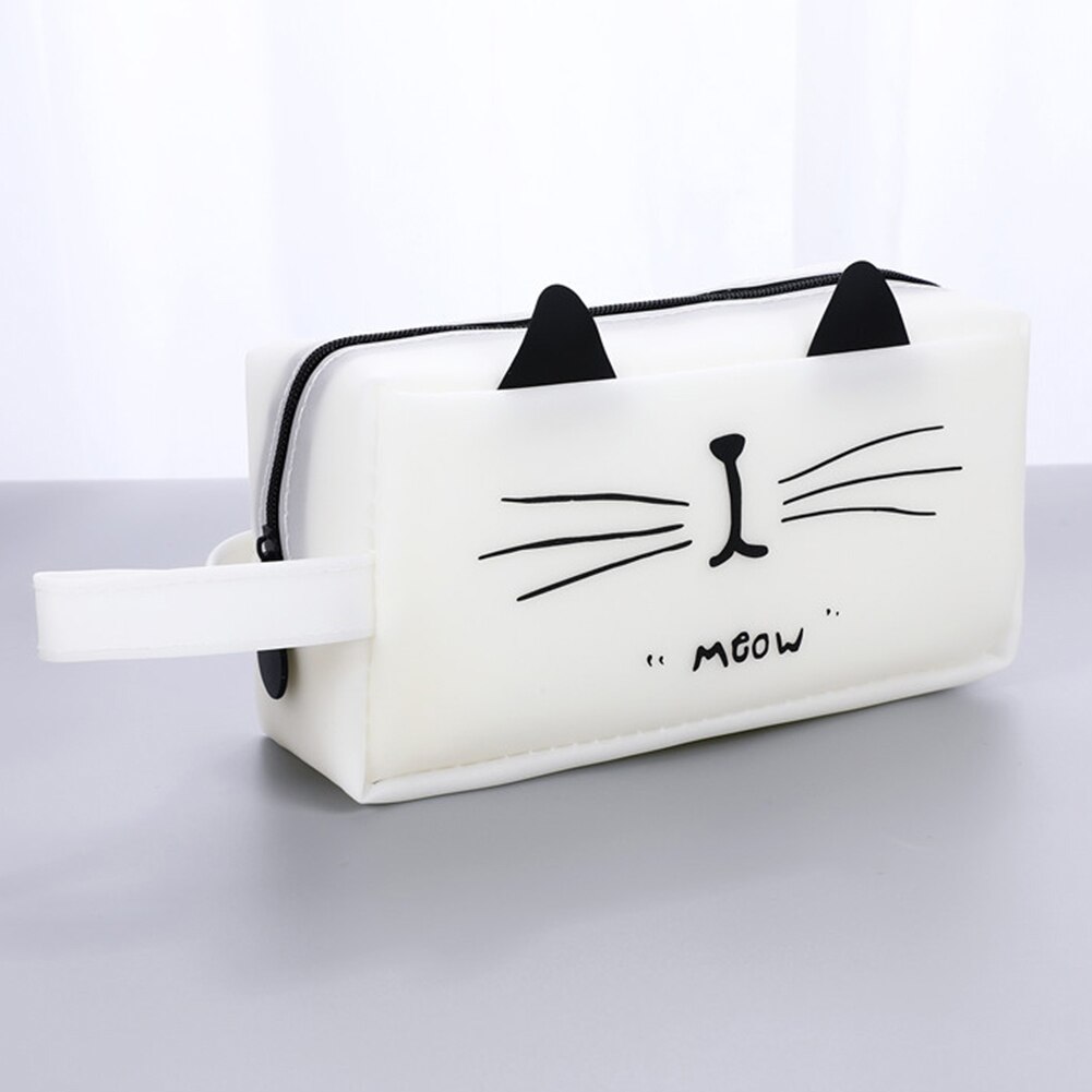 Cartoon Student Pencil Bag Cat Printed Pencil Bag ... – Grandado