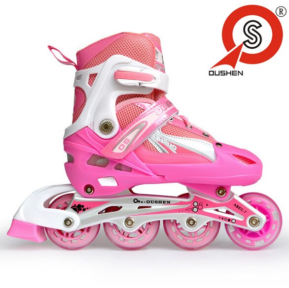 Adult full flash inline roller skates street rolle... – Grandado