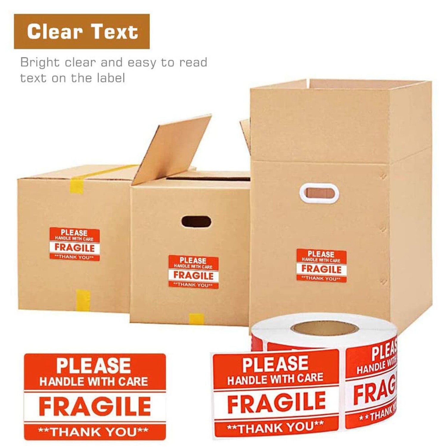 1000 Pcs Fragile Sticker with Care Label Self Adhe... – Grandado