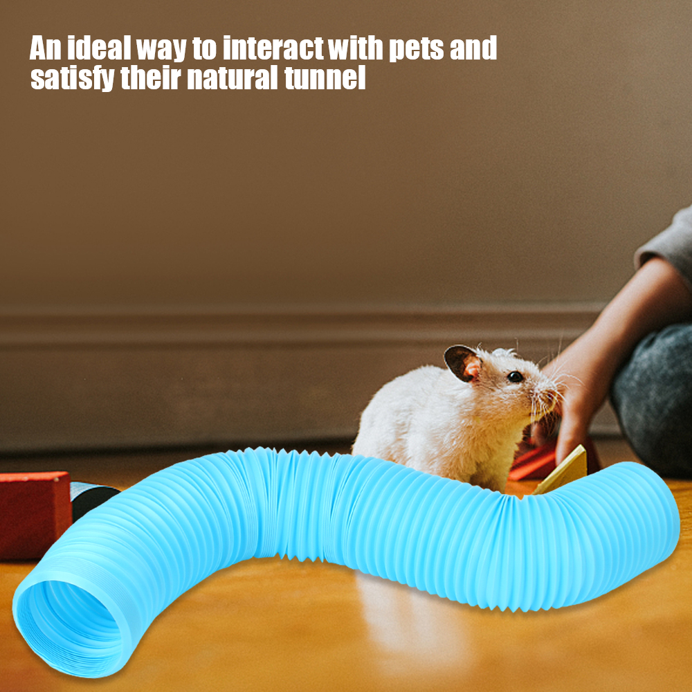 100cm Pipe Plastic Telescopic Pet Fun Tunnel Exerc... – Grandado
