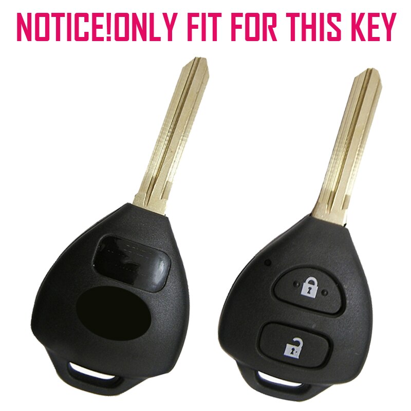 2 Button Silicone Key Case Cover For Toyota Auris ... – Grandado