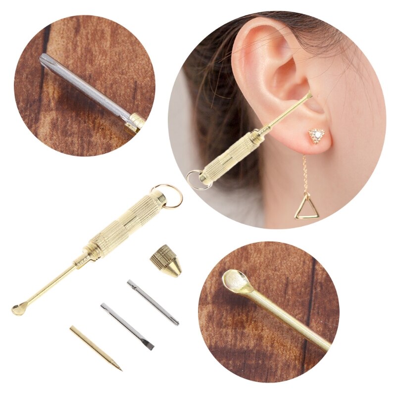 Portátil 4 em 1 multifuncional orelha colher earpi... – Grandado