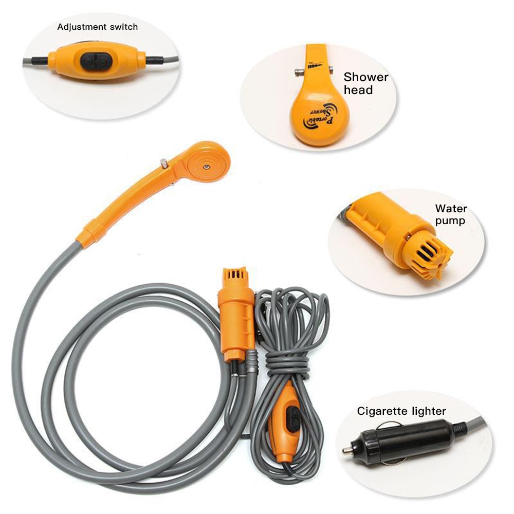 Automobiel Auto Douche Set Camping Douche Dc Auto ... – Grandado