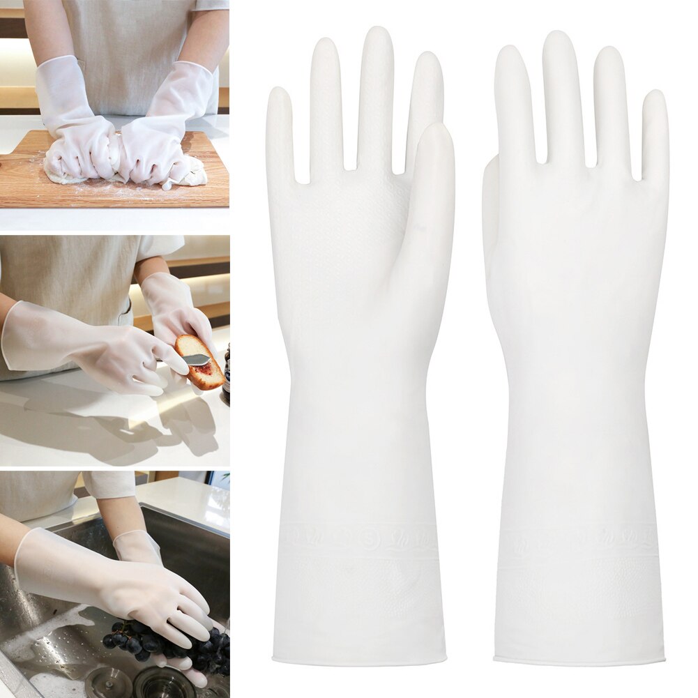 Rubber Cleaning Gloves Kitchen Dishwashing Gloves ... – Grandado