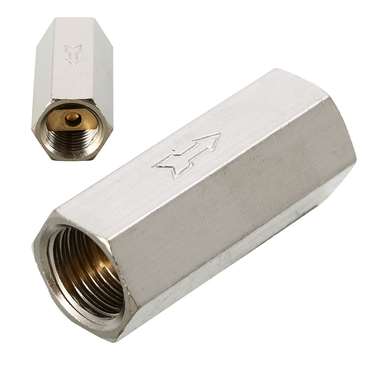 Brass One-way Valve 1/4" Threaded BSPP Female Full... – Vicedeal