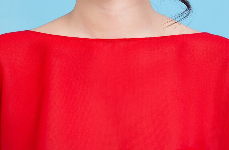 Special Formal Women Wraps Red Full Sheer Summer T... – Grandado