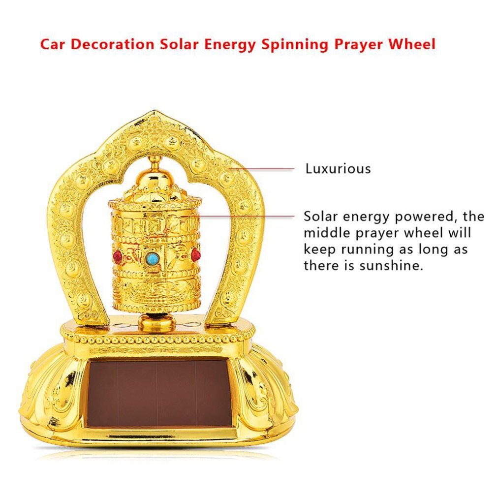 Rokkit Lotus Solar Energy Prayer Wheel Unbelievabl... – Grandado