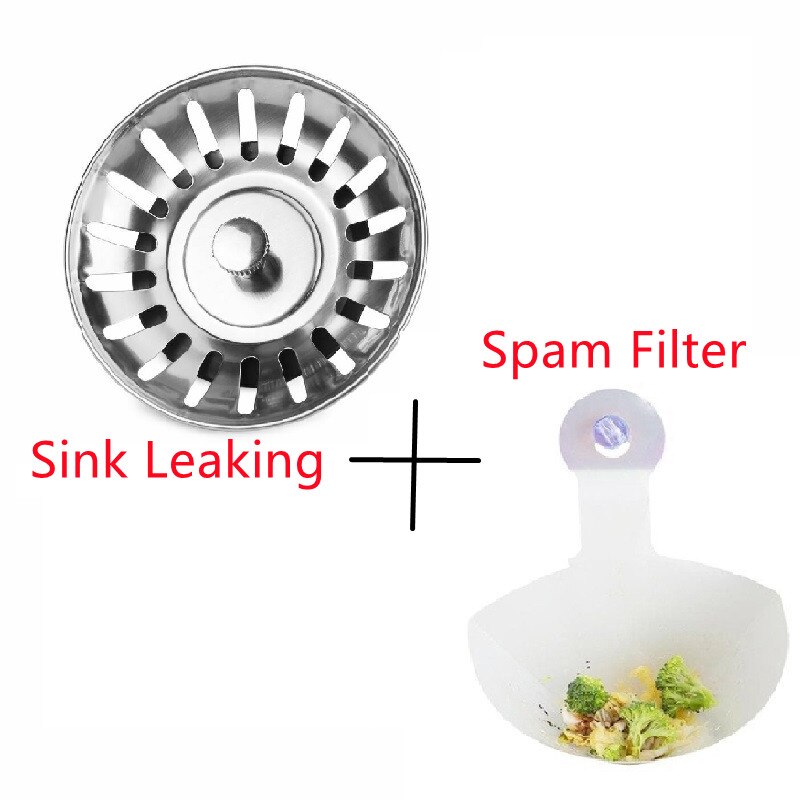 Stainless Steel Sink Strainer Waste Plug Filter Ba... – Vicedeal