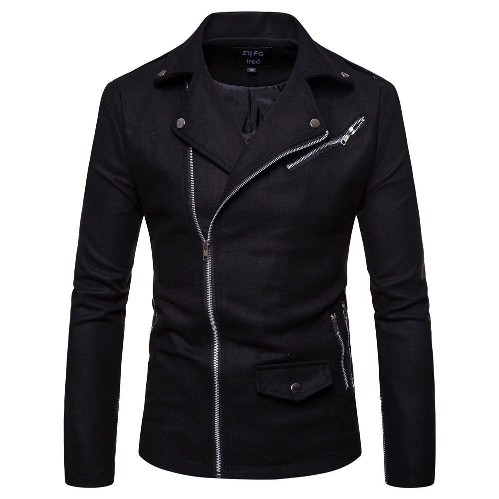 Men's Coat Men's Formal Diagonal Pull British Coat... – Vicedeal