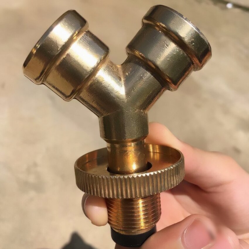 Gas Tank Three-way Valve Brass Adapter High Low Pr... – Grandado