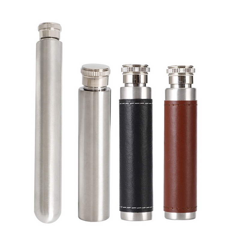 1oz/1.5oz Hip Flasks Polished Round Bottom Tubular... – Vicedeal