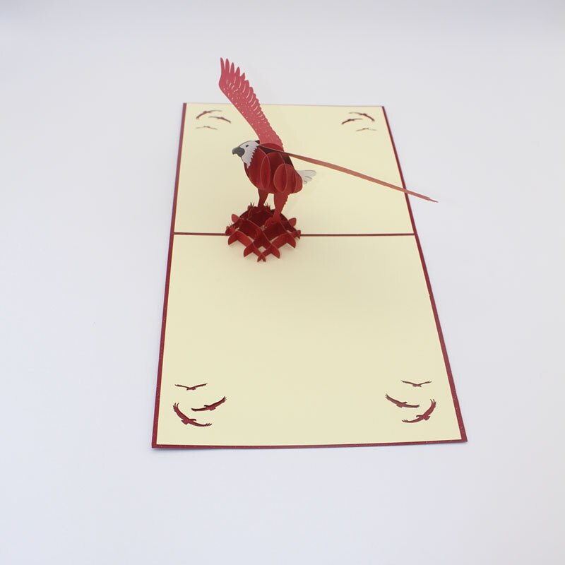 3D Handmade Ambitious Flying Eagle Paper Invitatio... – Grandado