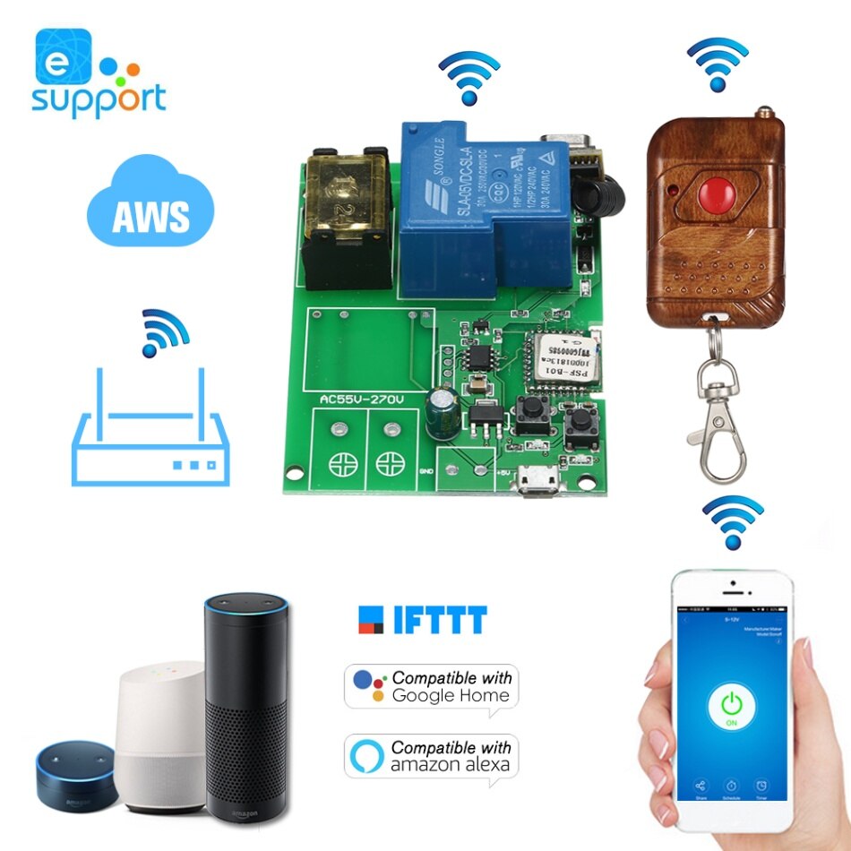 USB DC5V 30A Wifi Switch Wireless Relay Module Sma... – Vicedeal