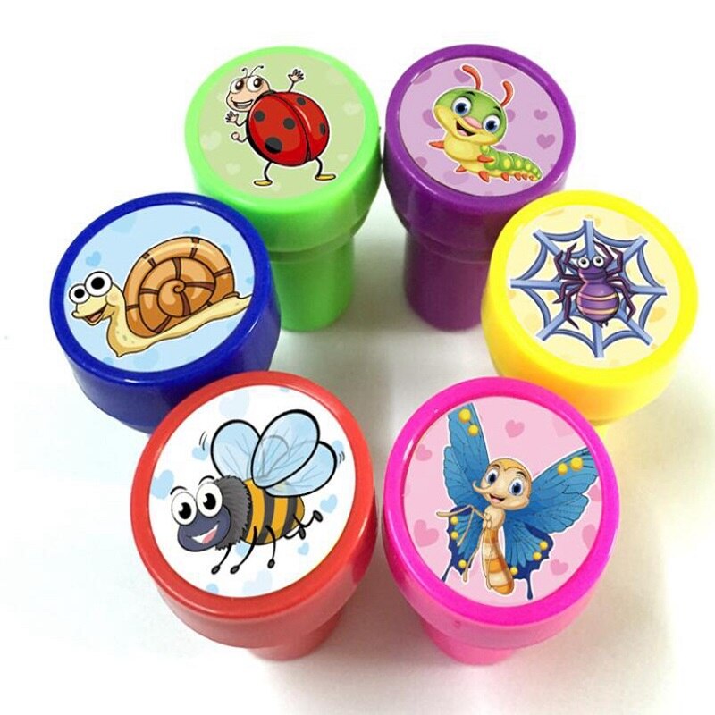 6 Stks/set Kinderen Speelgoed Stempel Cartoon Dier... – Vicedeal