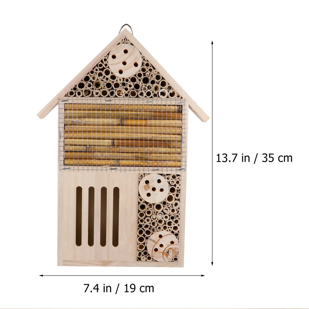 Outdoor Garden Wood Insect House Beehive Bug Room ... – Grandado