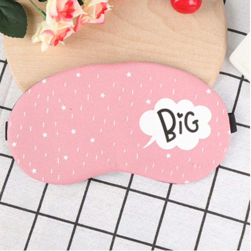 Leuke Cartoon Slaap Oogmasker Reizen Eye Band Goed... – Grandado