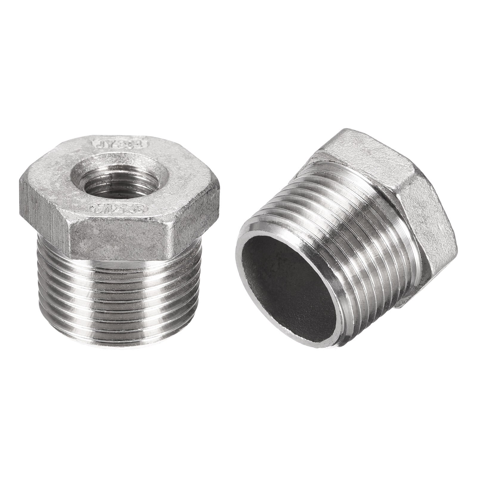 Uxcell Hex Reducing Bushing, 3/4 PT Male to 1/4 PT... – Grandado