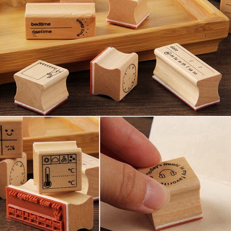 Vintage Calendar Memo List Event Plan Stamp DIY Wo... – Vicedeal