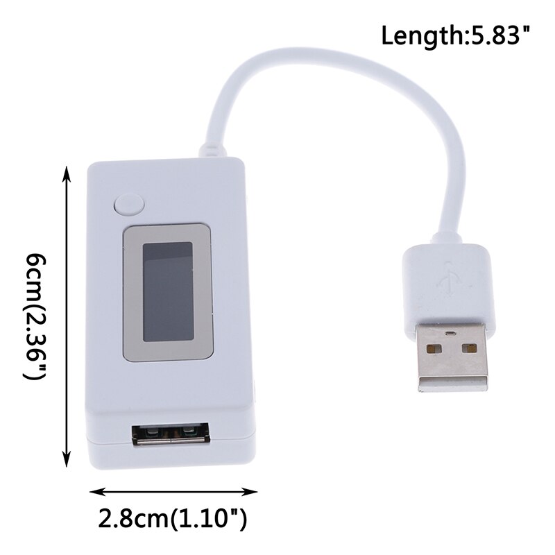 1Pcs LCD Battery Charge Measure Voltage Current Tester Mobile Power ...