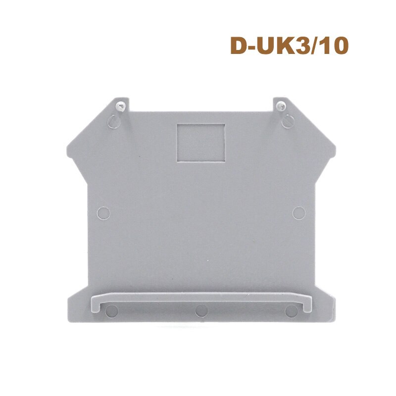 50Pcs D-UK3/10 Terminals End Plate Din Rail Screw ... – Vicedeal