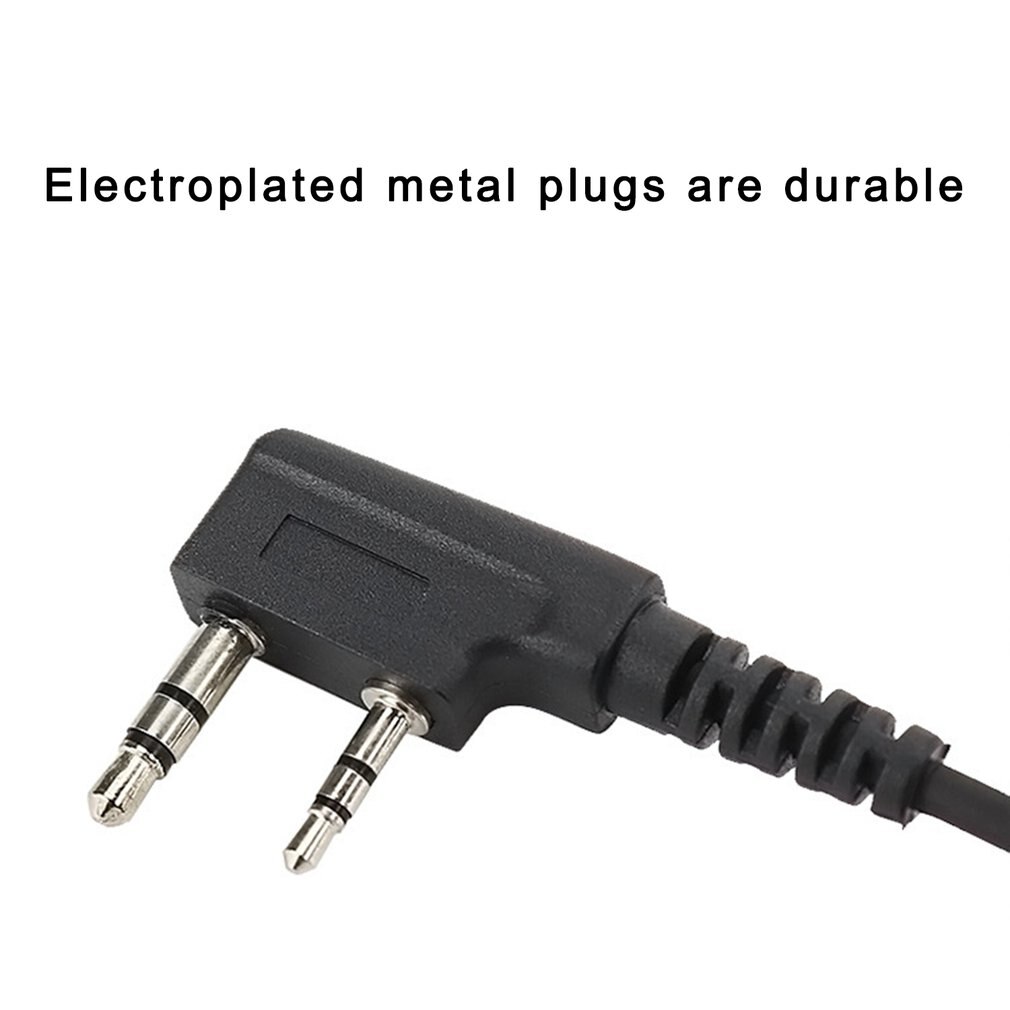 2-pin Head-mounted Walkie-talkie Headset Microphon... – Vicedeal