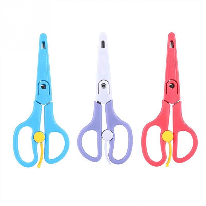 3 Color Baby Stainless Steel Food Scissors Supplem... – Grandado
