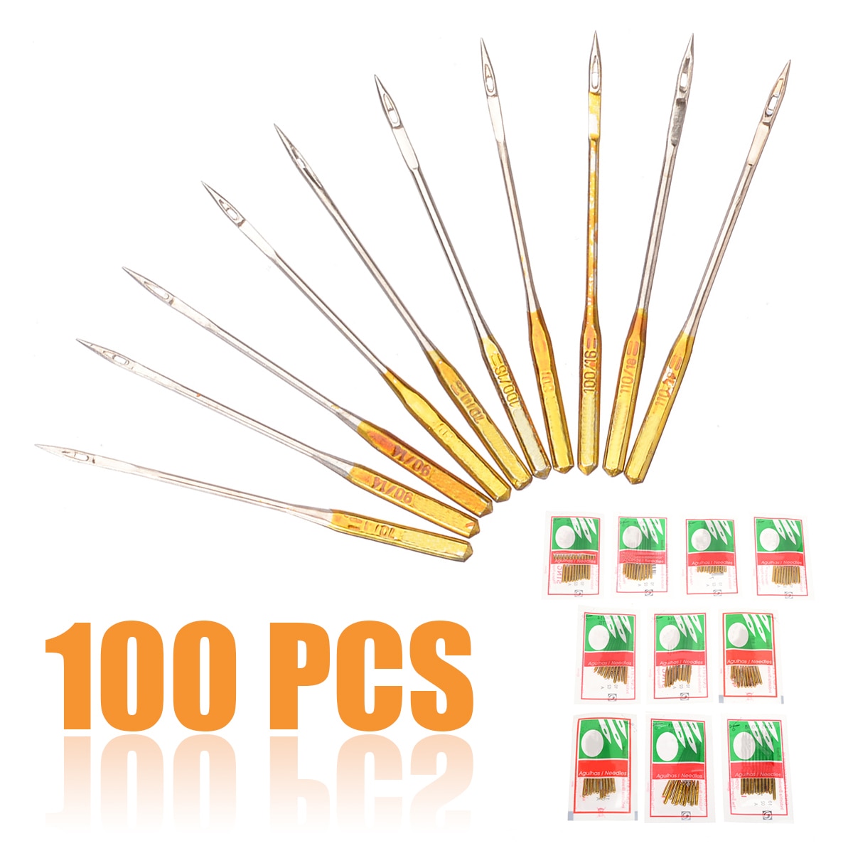 100pcs 9 11 14 16 18 Domestic Sewing Machine Needl... – Vicedeal