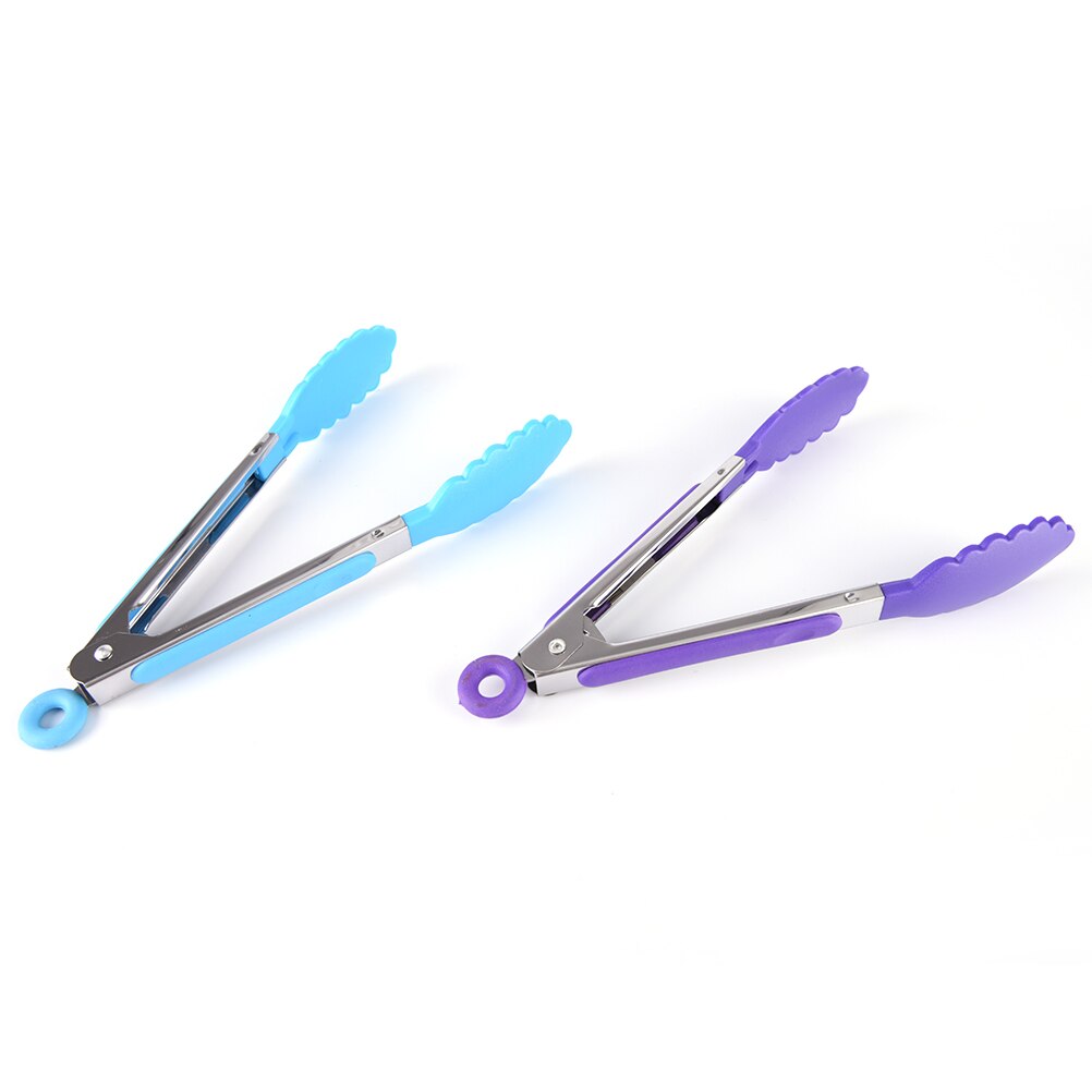 Silicone Food Clip Serving BBQ Meat Tongs Easy Sal... – Vicedeal