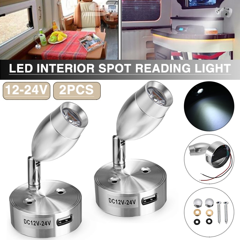 12V-24V Draagbare Aluminium Interieur Led Spot Lee... – Vicedeal