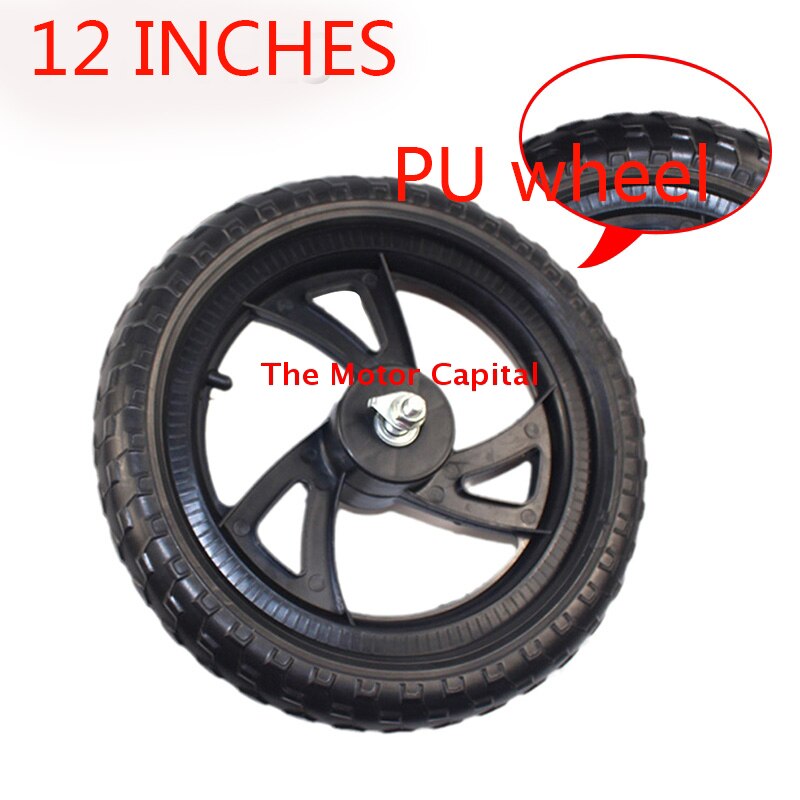 12 1 / 2x2 1 / 4 PU solid tyre wheel 12 Inch beari... – Grandado