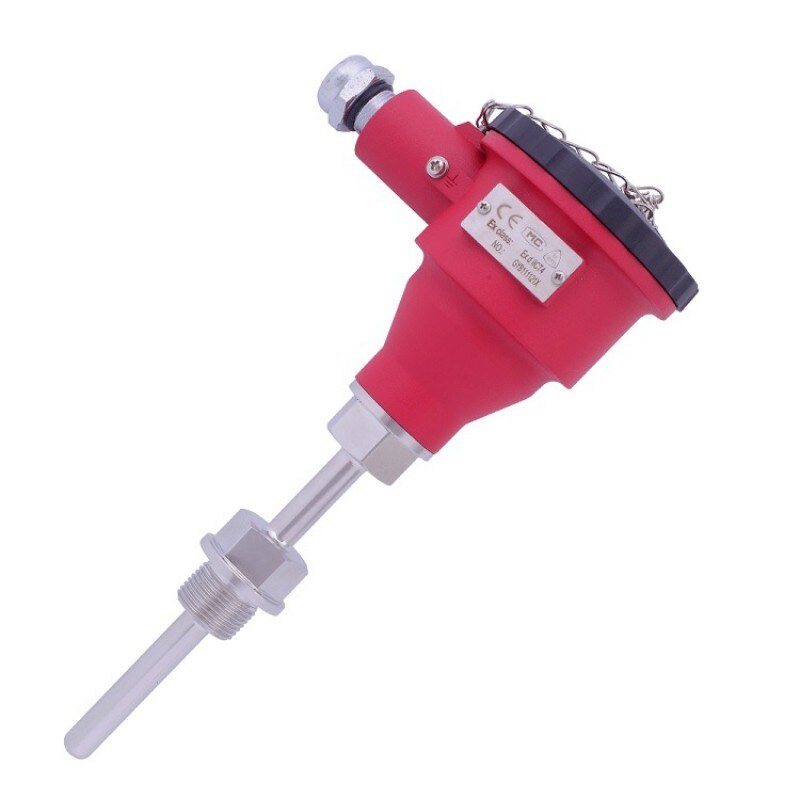 Temperature sensor transmitter High precision waterproof Pt100 armored K type thermocouple WZP ...