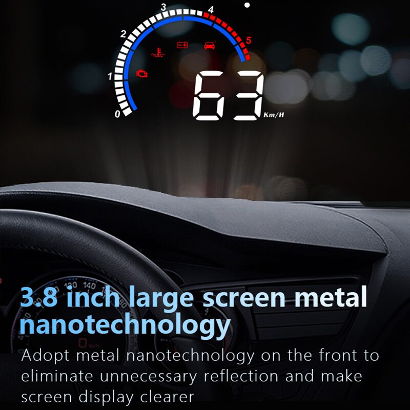 Smart Auto Display Hd Speed Projector Automobile U... – Grandado