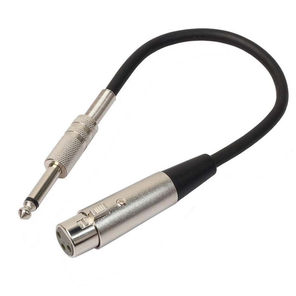 3- pin xlr stik to 6.35mm mono stik adapter stik ... – Grandado