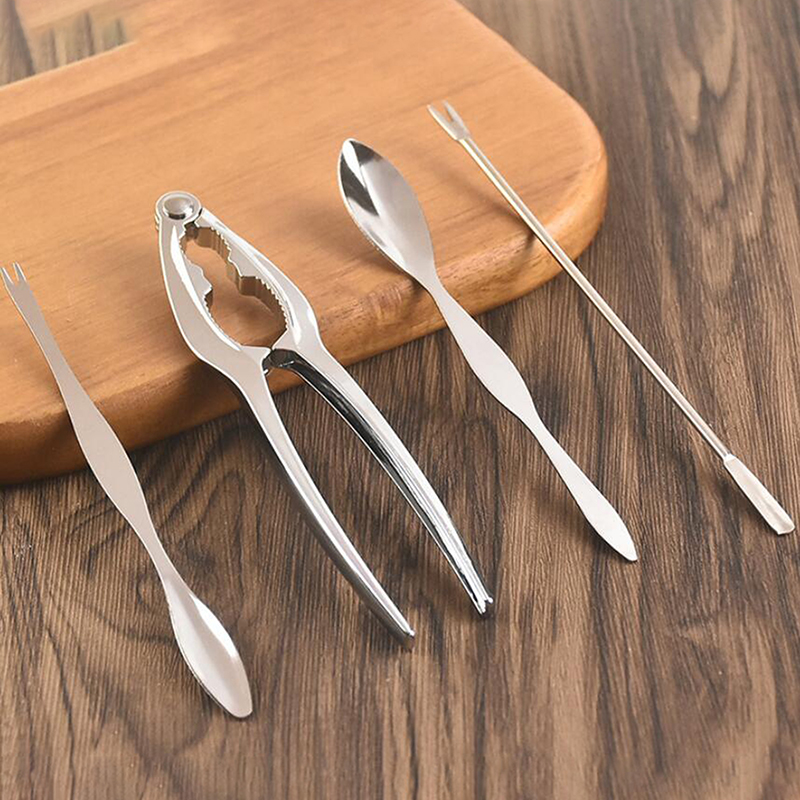 4Pcs Seafood Tool Set Crab Shrimp Fruit Pliers For... – Grandado