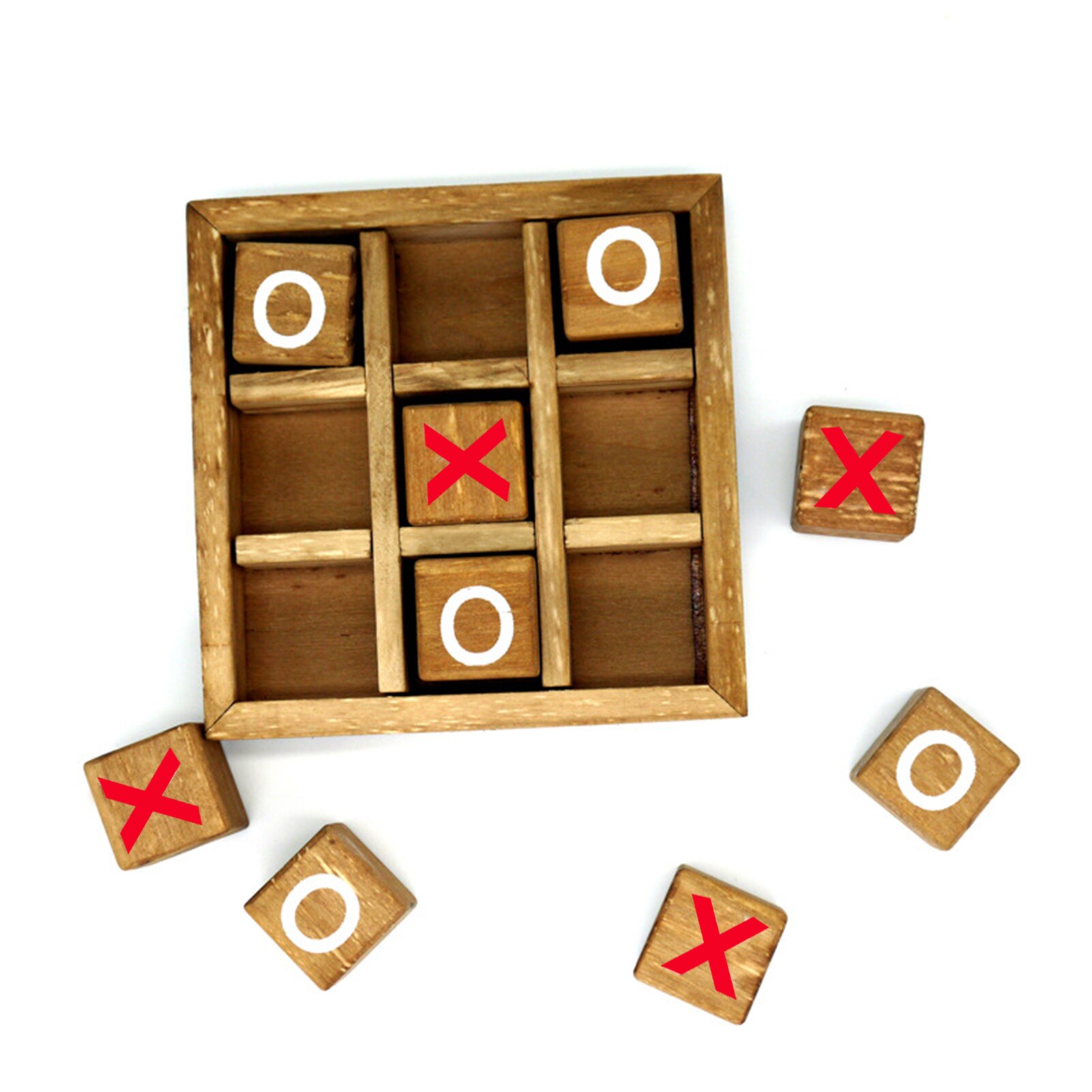 Wood XO Chess Board Game Toy Funny Parent-Child In... – Grandado