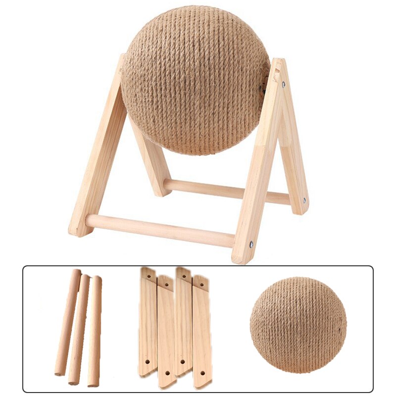 Cat Scratching Ball Toy Kitten Sisal Rope Ball Boa... – Vicedeal