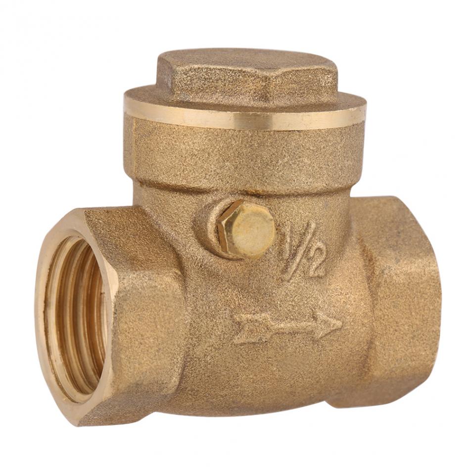 Swing Check Valve Female Thread Brass Non-return O... – Grandado
