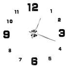 Diy Large Wall Clock Modern 3D Wall Sticker Clock ... – Grandado