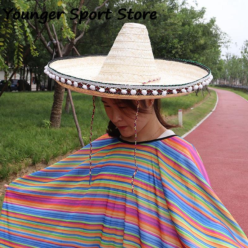 Mexican Style Summerstraw Hat Men Women Beach Sun ... – Grandado