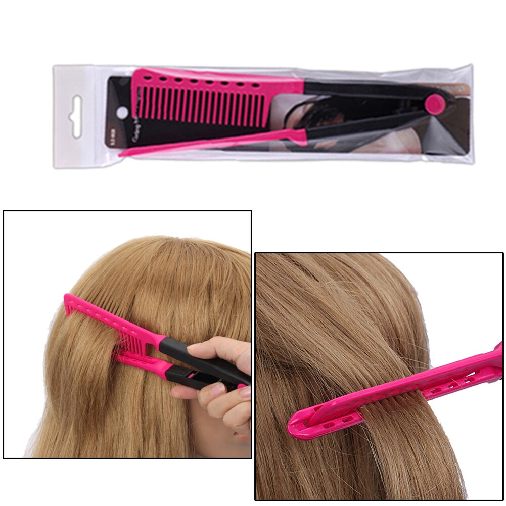 Kampaa märkiä ja kuivia hiuksia, käytä kihartimia,... – Vicedeal