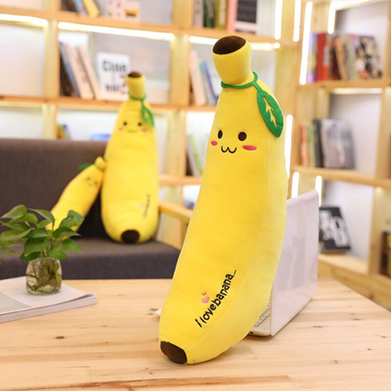 Cartoon Banana Plush Toy Soft Plant Banana Pillow ... – Grandado