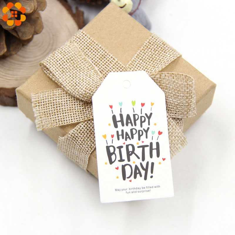 50PCS/Lot Paper Tags With String DIY Craft Label L... – Grandado