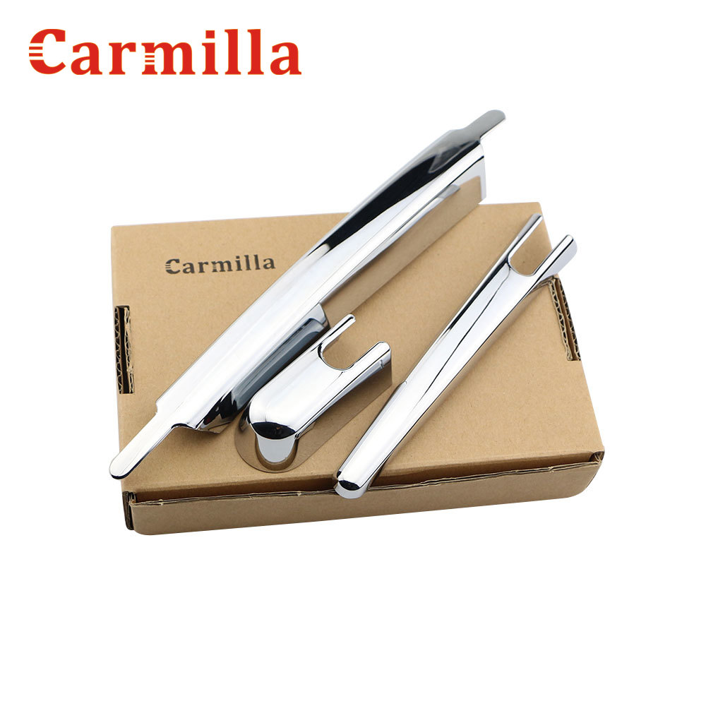 Carmilla ABS Chrome Rear Wiper Trim Sticker Window... – Grandado