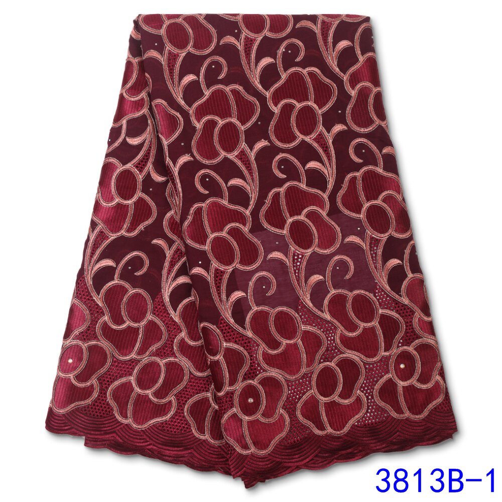 African Cotton Lace Fabric Eyelet Embroidery Niger... – Vicedeal