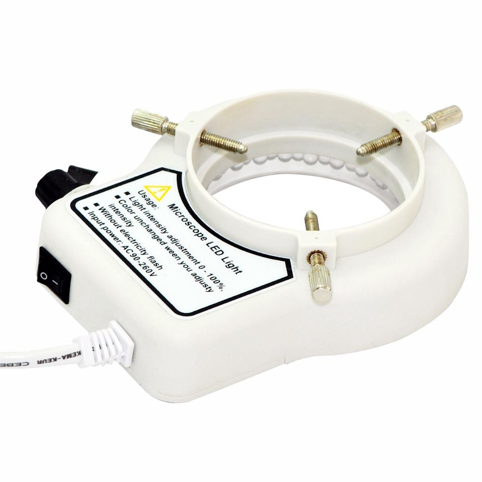 600LM Adjustable Microscope LED Ring Light Stereo ... – Grandado