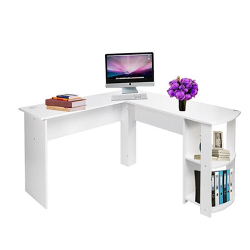 Simple and Modern 2 in 1 L-shaped Corner Laptop De... – Grandado