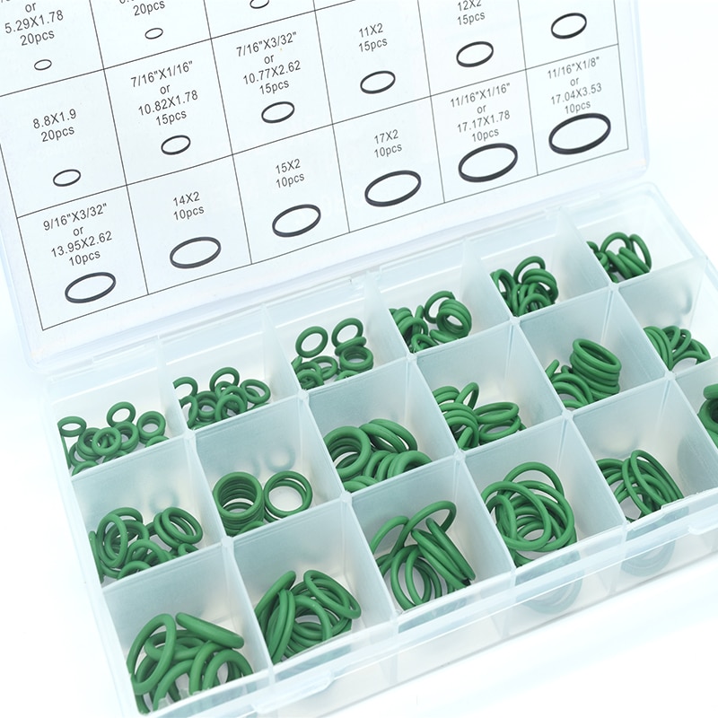 270 Stks/set Rubber O Ring Assortiment Kit Oring W... – Grandado